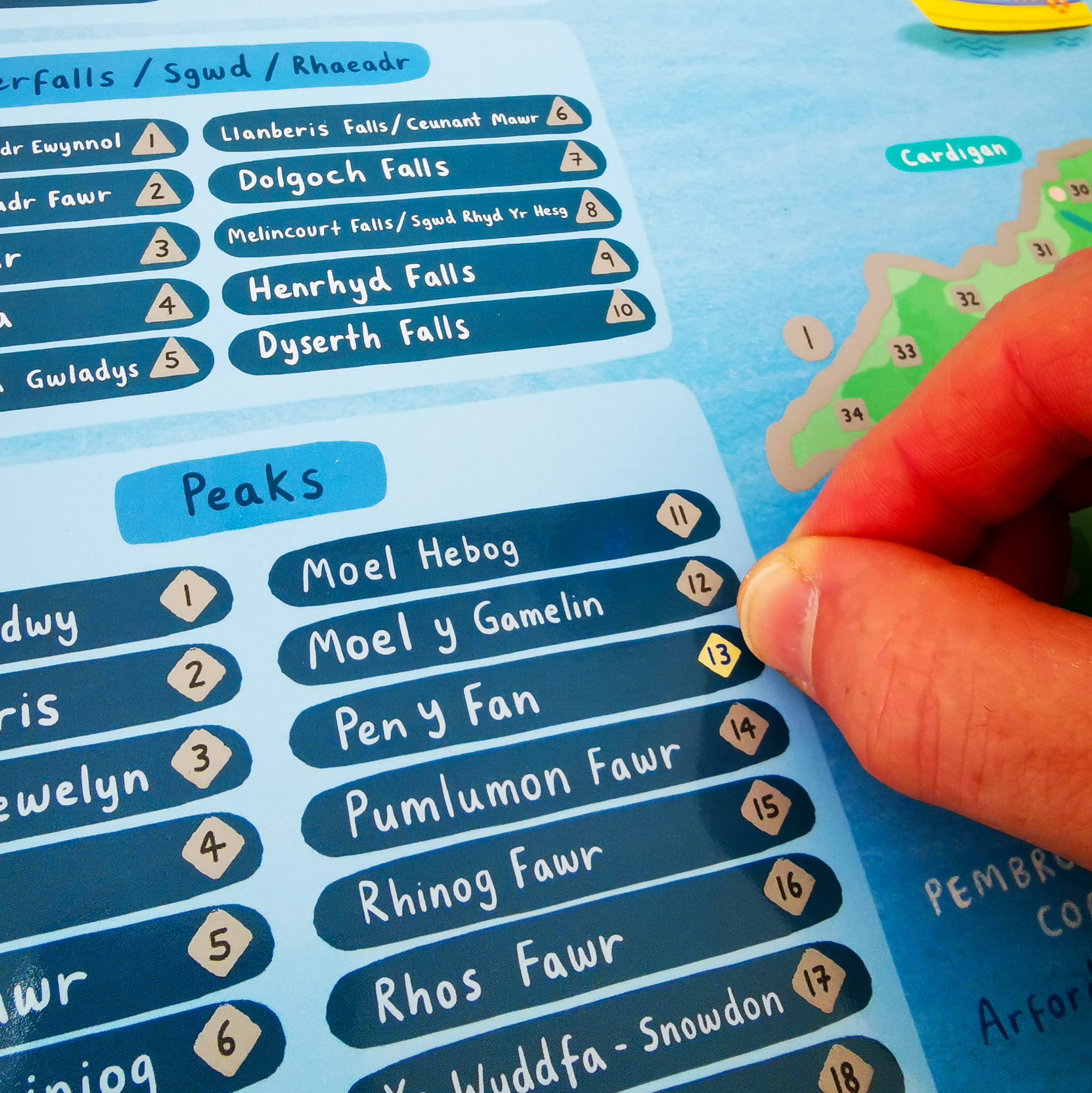 Wales Coast Path Scratch Off Poster – Outdoor Scratch Maps