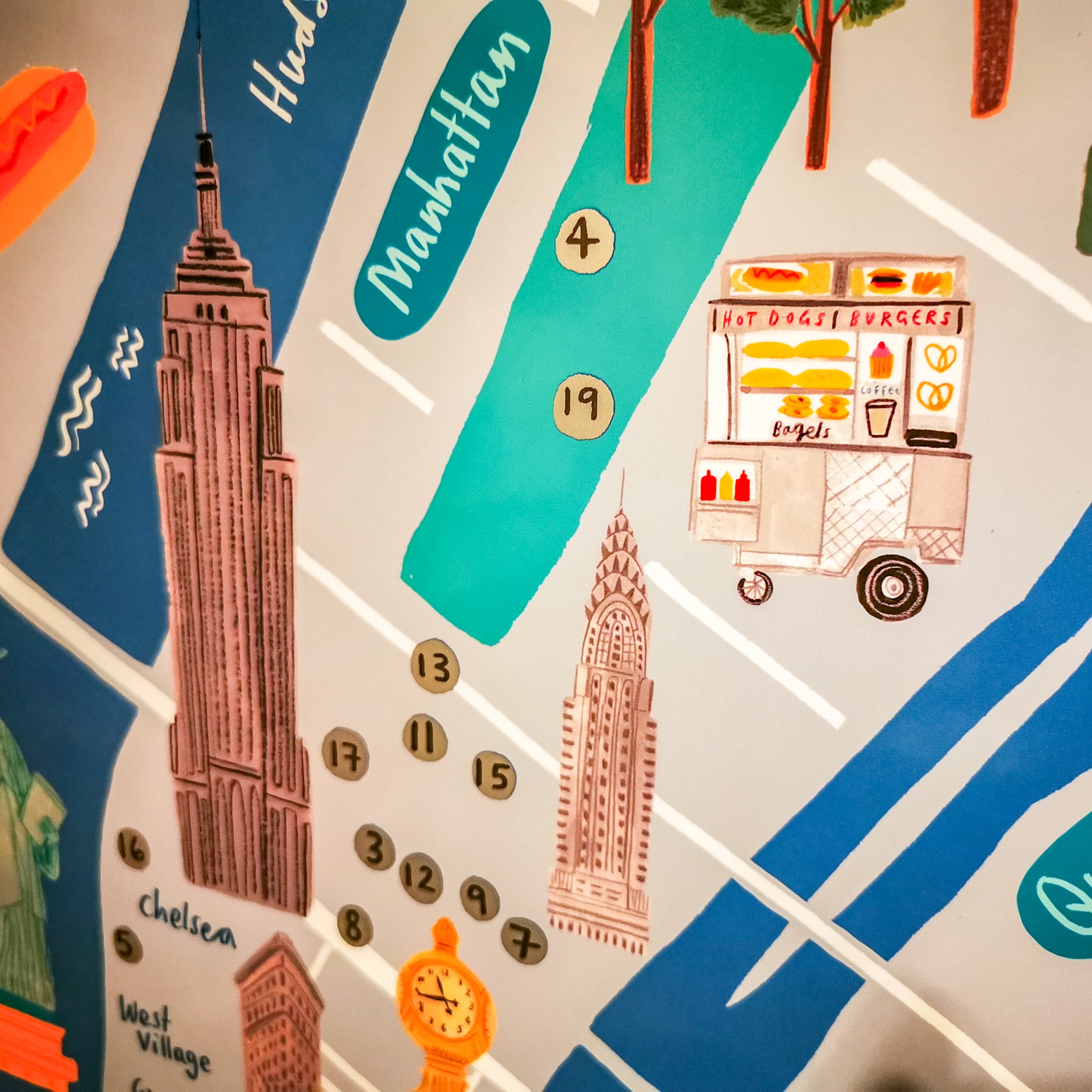 New York City Map Scratch Off Poster – Outdoor Scratch Maps